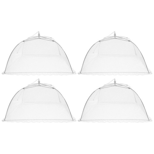 4Pcs Protective Mesh Food Cover Protectors for Outdoor Picnics and Bbqs ...