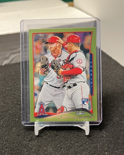 Buddy Boshers 2014 Topps card 34 Los Angeles Angels rookie green | eBay