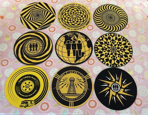 Third Man Records 12” Slipmat Slip Mat Turntable Platter Covers Lot (9 ...