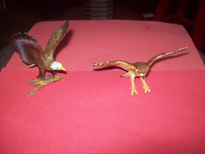 LOT OF TWO SCHLEICH GERMANY BIRDS EAGLE AND OWL FIGURES | eBay