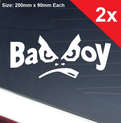 2x Bad Boy Decal Sticker Vinyl JDM Ute Truck 4x4 laptop iPad | eBay ...