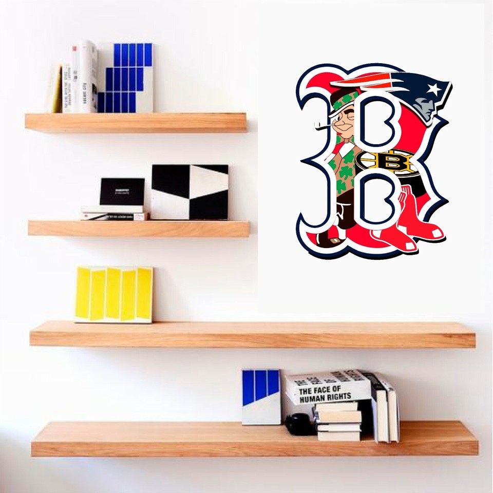 BOSTON SPORTS FAN / B logo / 12" DECAL / PATRIOTS / RED SOX / BRUINS | eBay