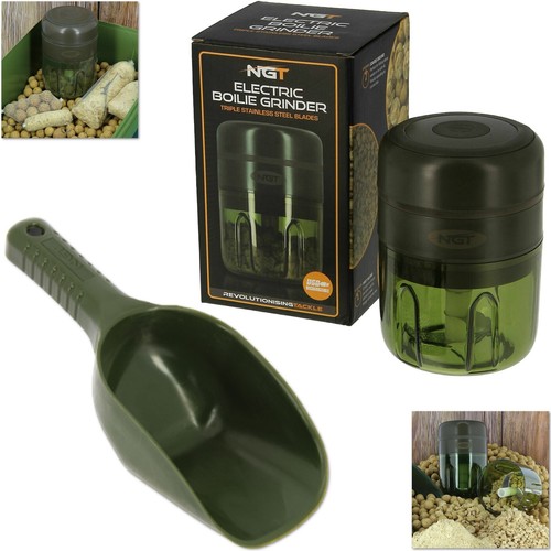 NGT Electric Bait Boilie Grinder Chopper Carp Fishing USB Crusher ...