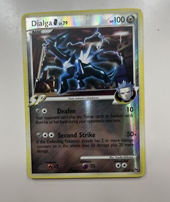 Pokemon Card - Dialga G - Platinum 7/127 Reverse Holo Rare | eBay