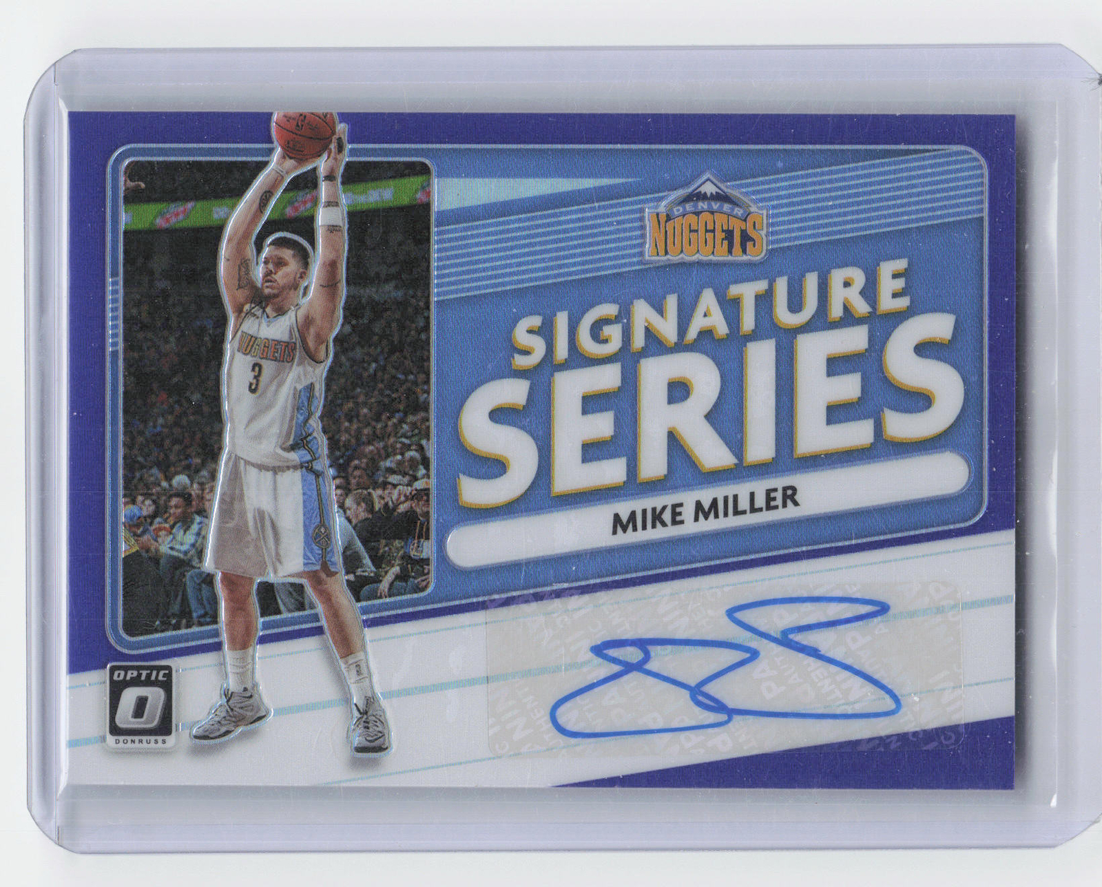 2020-21 Panini Donruss Optic - Signature Series Mike Miller #SS-MMI ...