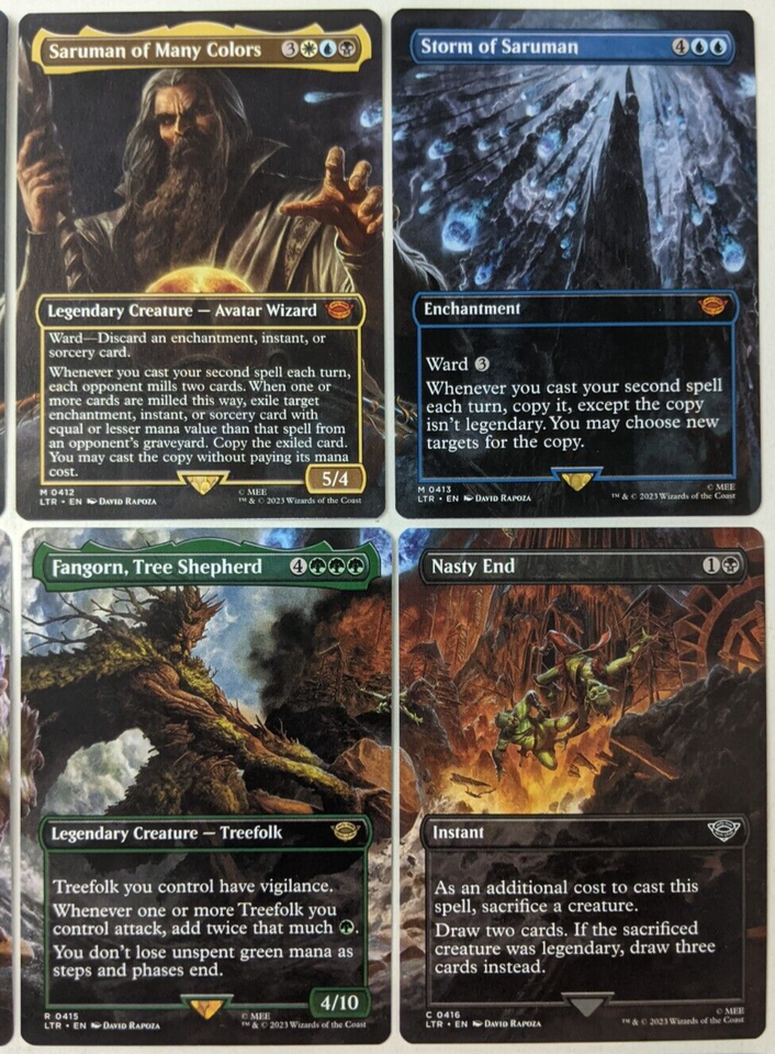 Isengard Destroyed Magic the Gathering Lord of the Rings MTG COMPLETE ...