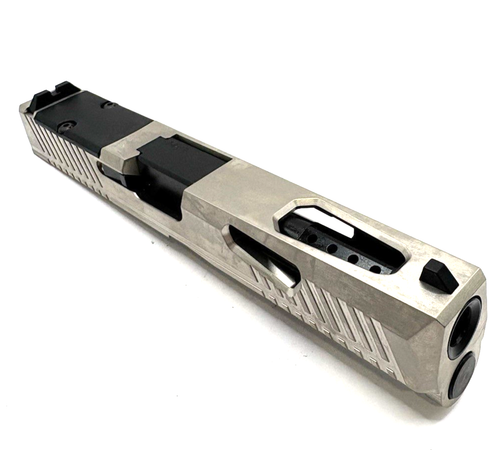 High Table Glock 17 Gen 5 W3 Nickel Complete Slide RMR Cut Black Ported ...