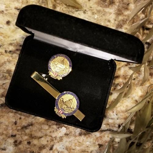 Vintage Presidential George W Bush Dick Cheney Tie Bar | eBay