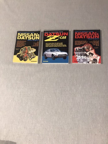 3 Datsun Z Car Books | eBay