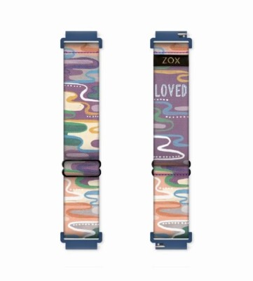 ZOX Loved ~ 22mm Adjustable Elastic Watch Band ~ With Card ...