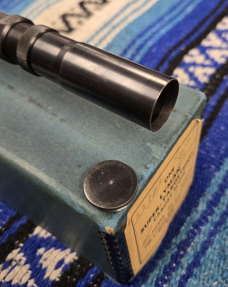 Vintage J. Unertl Target Optic w/ Lyman Super Targetspot Box | eBay