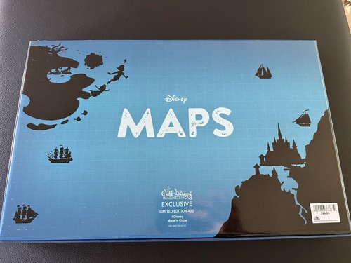 Disney The Little Mermaid D23 Expo 2024 MOG WDI Maps Pin Box Set Ariel ...