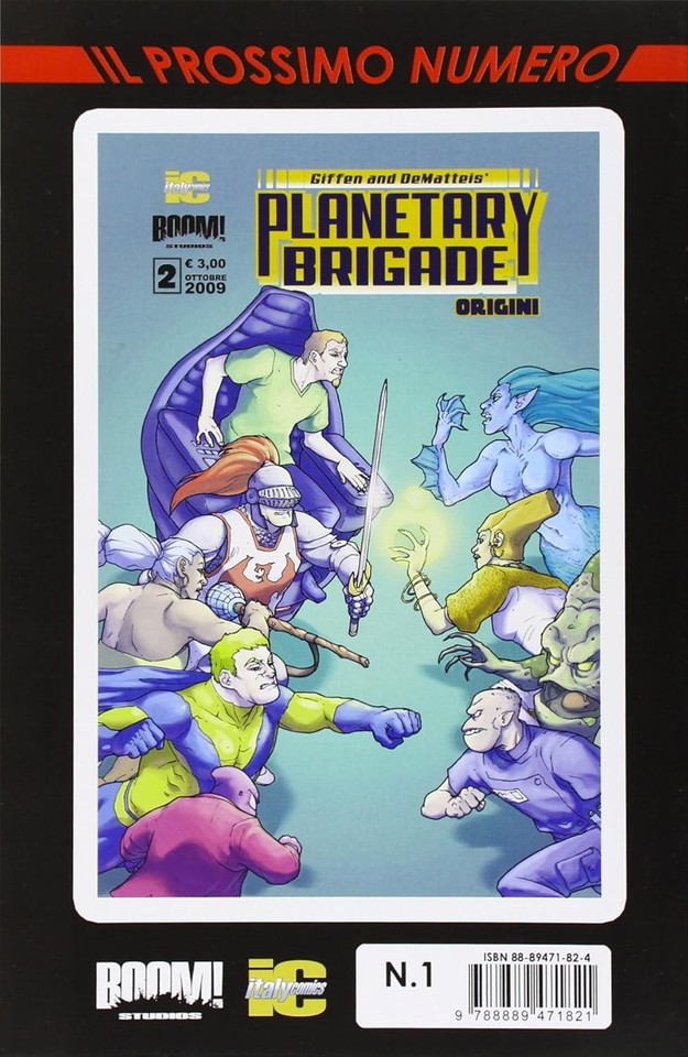AA.VV. Italycomics Planetary brigade. Origini (Vol. 1) (Paperback) (UK ...