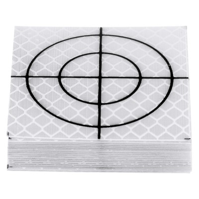 20pcs Reflector Target Sheets 50mm Self-adhesive Reflective Survey ...