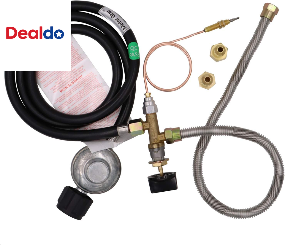 Propane Fire Pit/Fireplace Parts Gas Control Valve System Regulator ...