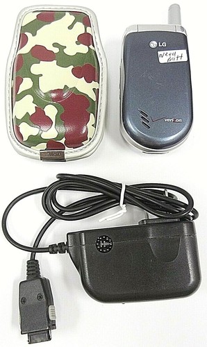 LG VX3200 - Gray and Silver ( Verizon ) Cellular Flip Phone - Bundled ...