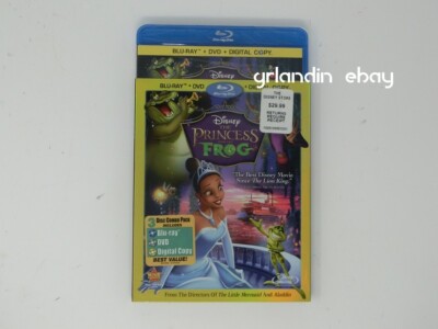 Disney Princess and the Frog 2 Disc Blu-ray + DVD NEW Free Shipping | eBay