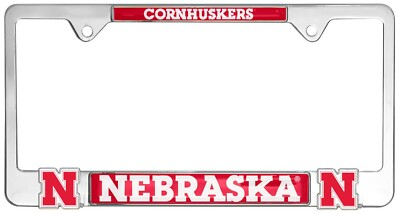 Nebraska Huskers Metal License Plate Frame | eBay