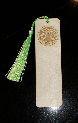 BUDDHA UNDER BODHI TREE Wooden Bookmark, Laser Burned | eBay