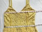 Guess Women’s Yellow Floral Lace V-Neck Fit & Flare Dress Size 10 | eBay