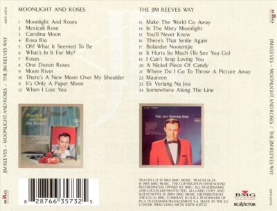 JIM REEVES MOONLIGHT AND ROSES/JIM REEVES WAY NEW CD 828766357325| eBay