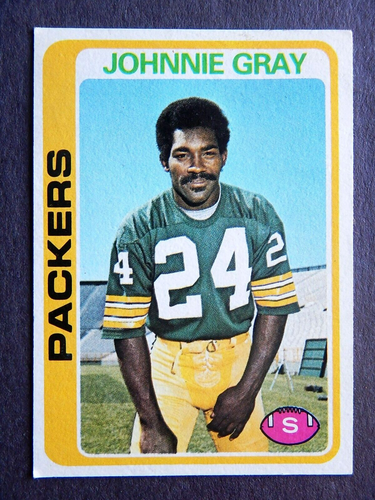 Johnnie Gray #138 Topps 1978 Football Card (Green Bay Packers) *VG | eBay
