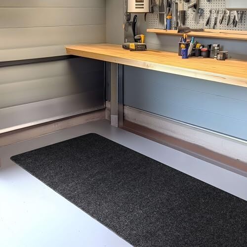 Mohawk Home Utility Runner Floor Mat Black 3' X 8' All Weather Indoor ...