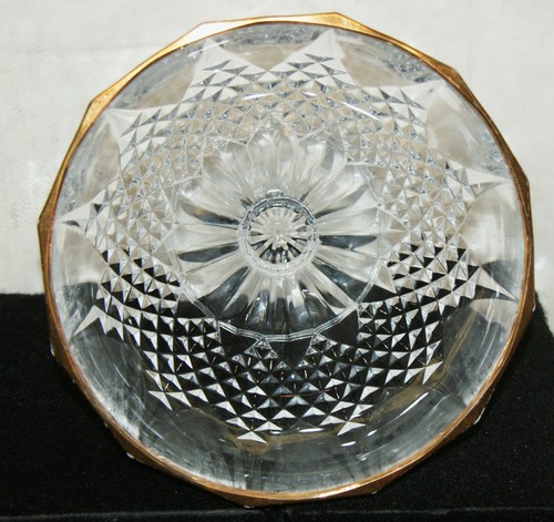 Cristallerie D'Arques Lead Crystal Pedestal Bowl ( Longchamp Pattern ...
