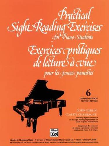 Practical Sight Reading Exercises for Piano Students, Bk 6 - Paperback ...