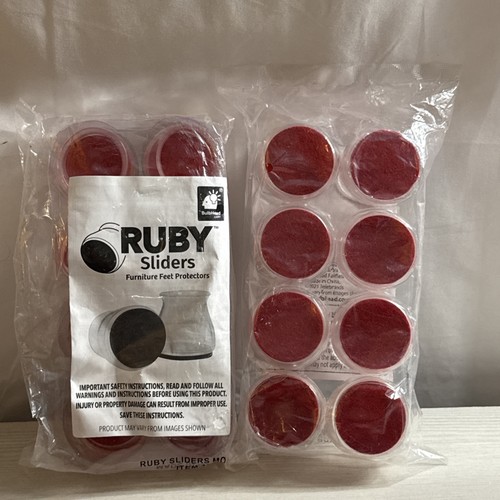 Ruby Slider 2 Packs 16 Total Pieces Ruby Sliders Furniture Feet ...