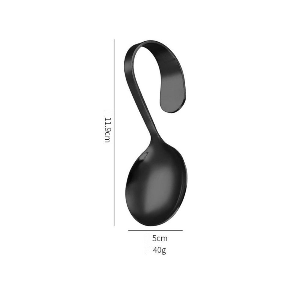 Comfortable Grip Serving Spoons Irregular Shaped Vegetable Spoon | eBay ...