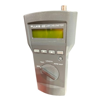 📡 Fluke 620 LAN CableMeter Network Tester – Cable Length + Wire Map ...
