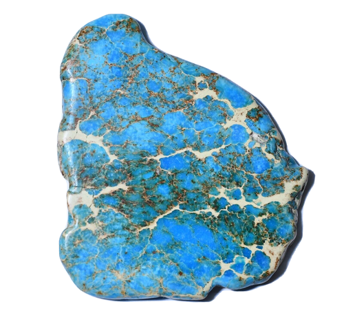 Natural Blue Ridge Turquoise 213.5 Ct Polished Slab Untreated Certified ...