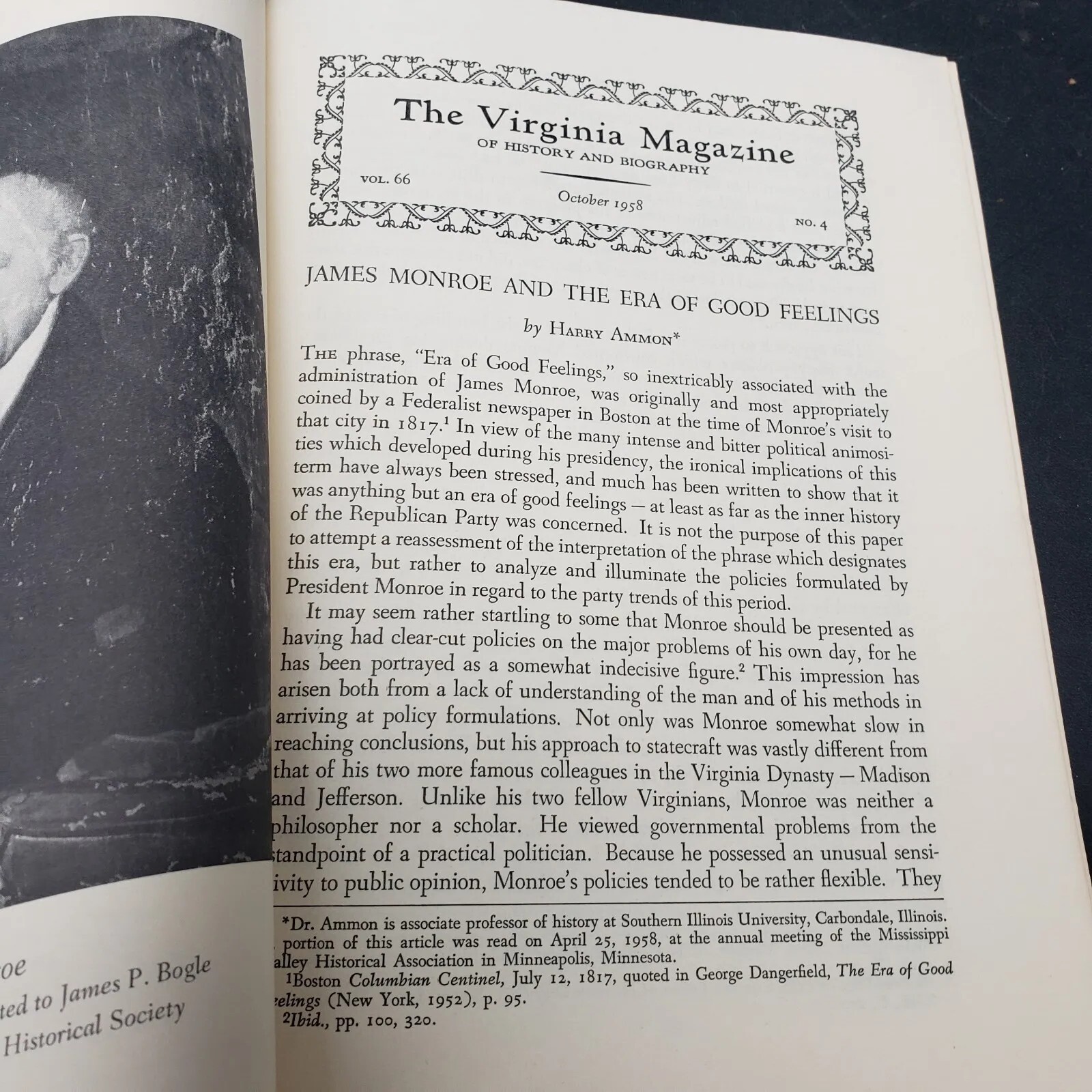 The Virginia Magazine of History and Biography Octo 1958 Vol 66 No. 4 ...