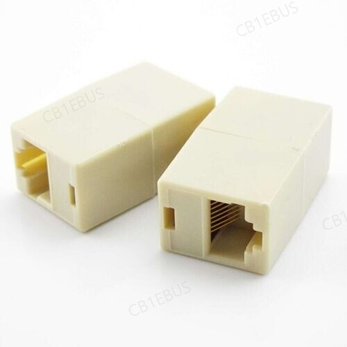 Female Connector Coupler Joiner Plug For Ethernet Network LAN Cable CB1 ...