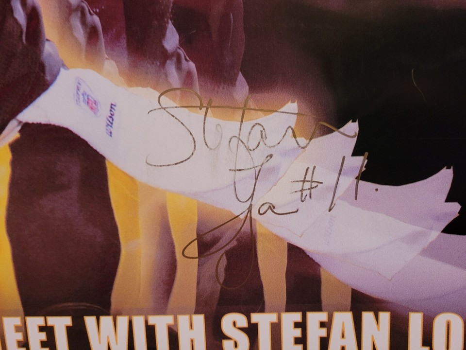 Pittsburgh Steelers Stefan Logan autographed/signed meet & greet poster ...