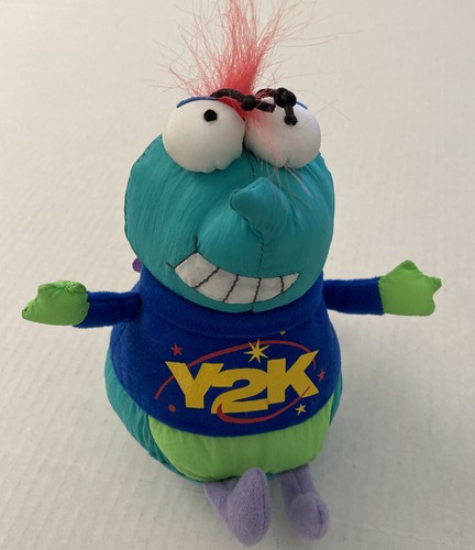 Hallmark Crash The Y2K Bug Plush Vintage Toys 7" Size Clean Funny No ...