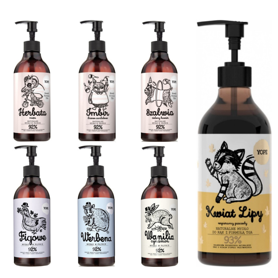 Yope Natural Liguid Gentle Soap Moisturizing Nourishing 500ml Paraben ...