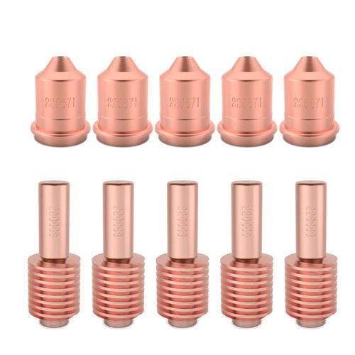 5Pcs 220671 Plasma Mechanized Cutting Nozzle & 5Pcs 220669 Plasma ...