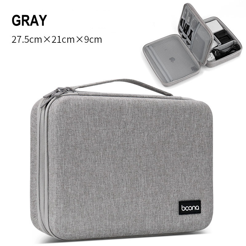 Travel Tablets Cable Accessories Storage Bag Hard Digital Gadget ...