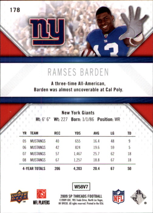 2009 Donruss Thread Football Card #178 Patrick Chung Rookie | eBay