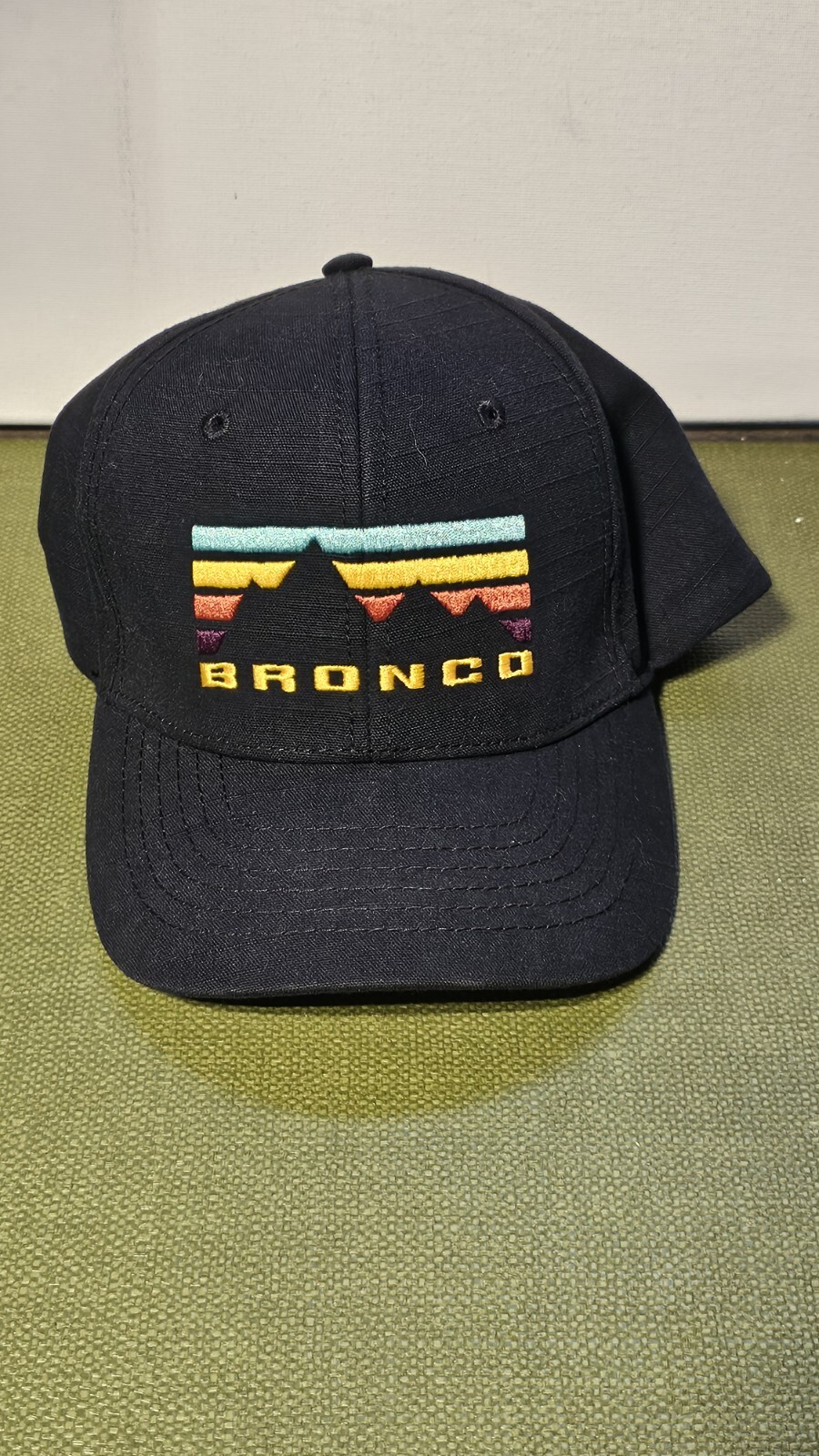 Ford Bronco Mountain Skyline Baseball Style Hat. Blac… - Gem