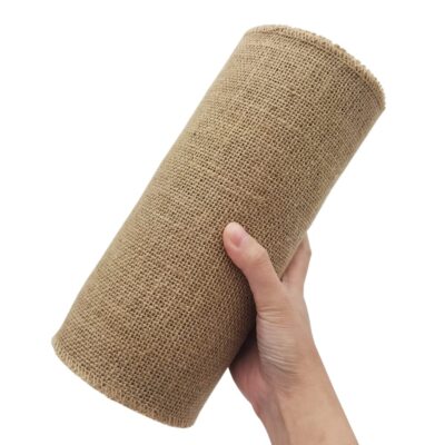 10" Natural Burlap Fabric Roll 10 Yards Jute Ribbon for Gift Wrapping ...
