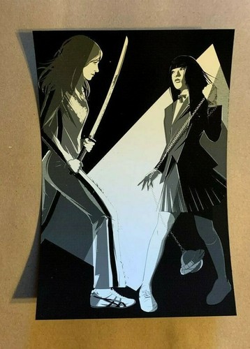 Craig Drake Kill Bill Duo Mini-Druck/Handzettel 6 x 9 Zoll HCG Beatrix ...