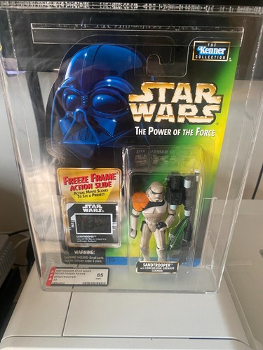 1998 Star Wars Kenner POTF2 Freeze-frameSandtrooper AFA85 NM+ | eBay
