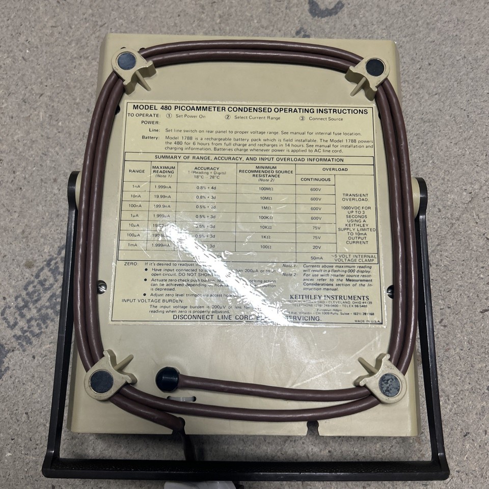 keithley 480 pico ammeter - UNTESTED | eBay UK