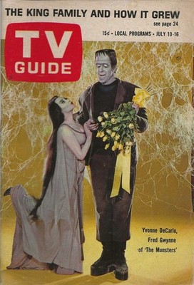 TV Guide July 10, 1965 Yvonne DeCarlo, Fred Gwynne of "The Munsters" | eBay