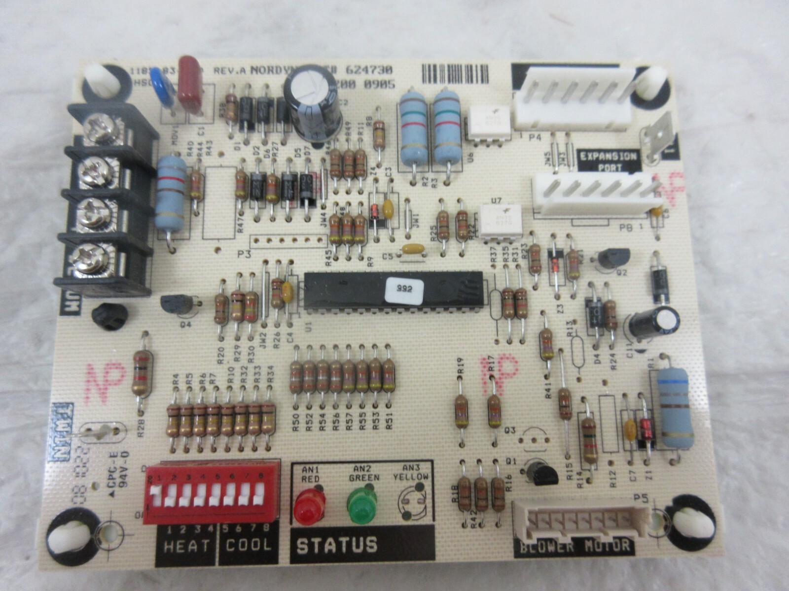 NORDYNE 624730 TAPPAN INTERTHERM GIBSON FURNACE CONTROL BOARD | eBay