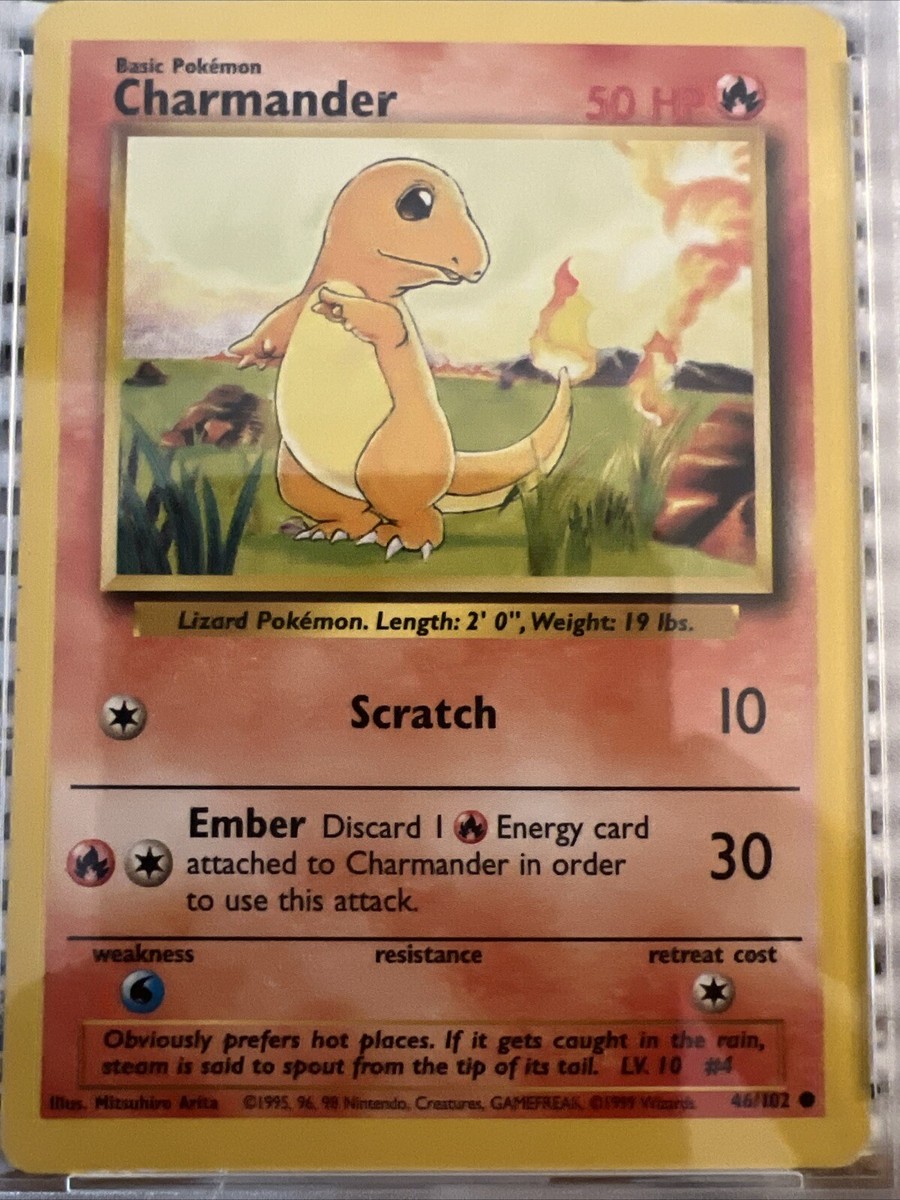 Cartao Charmander Original