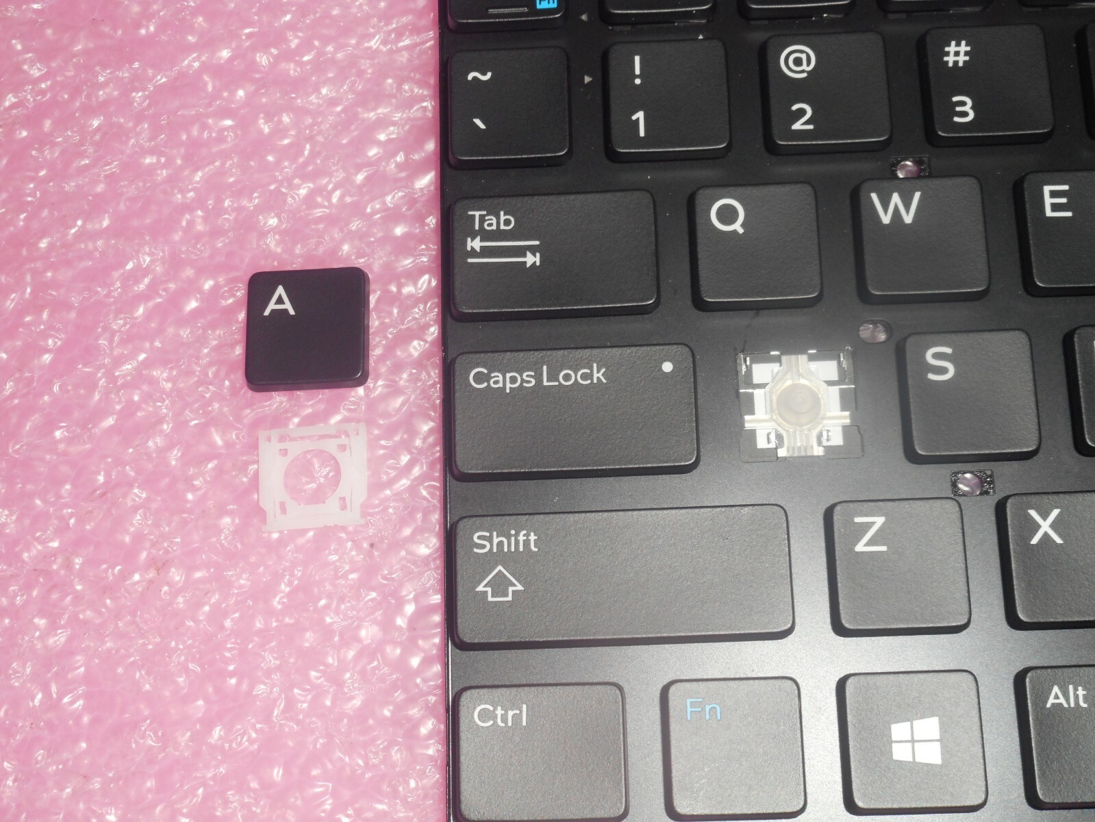 SINGLE KEY CAP+PLASTIC CLIP FOR DELL Precision 17 7710 383D7 NSK-LL0BC ...